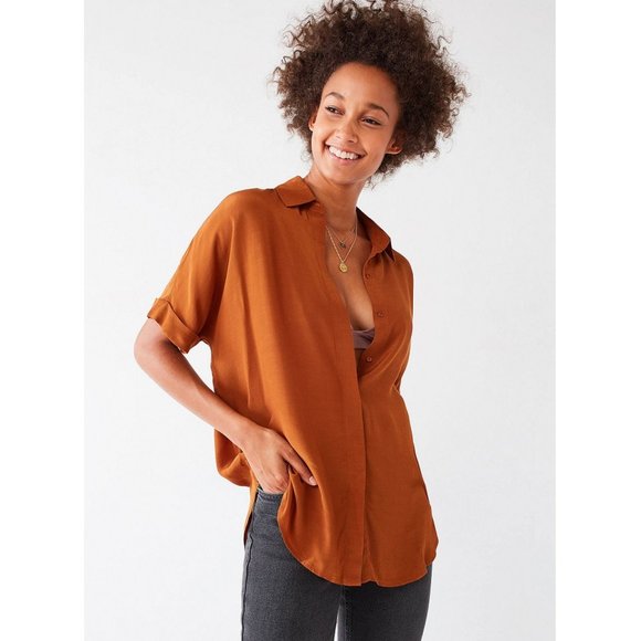 Urban Outfitters | Tops | Urban Outfitter Oversized Buttondown Top 472 ...